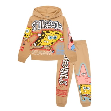 SpongeBob SquarePants Boys 3 Pack Character Tee Shirts, SpongeBob ...