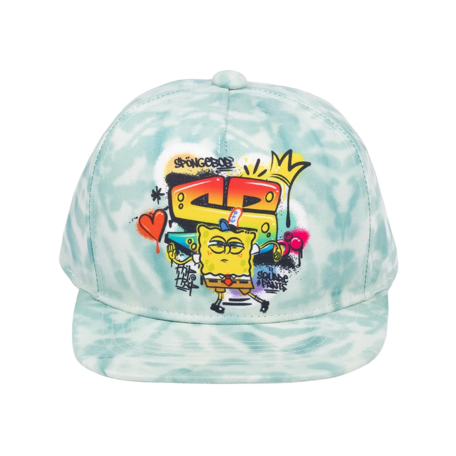 SpongeBob SquarePants Boys Tie Dye Snapback Cap - Walmart.com