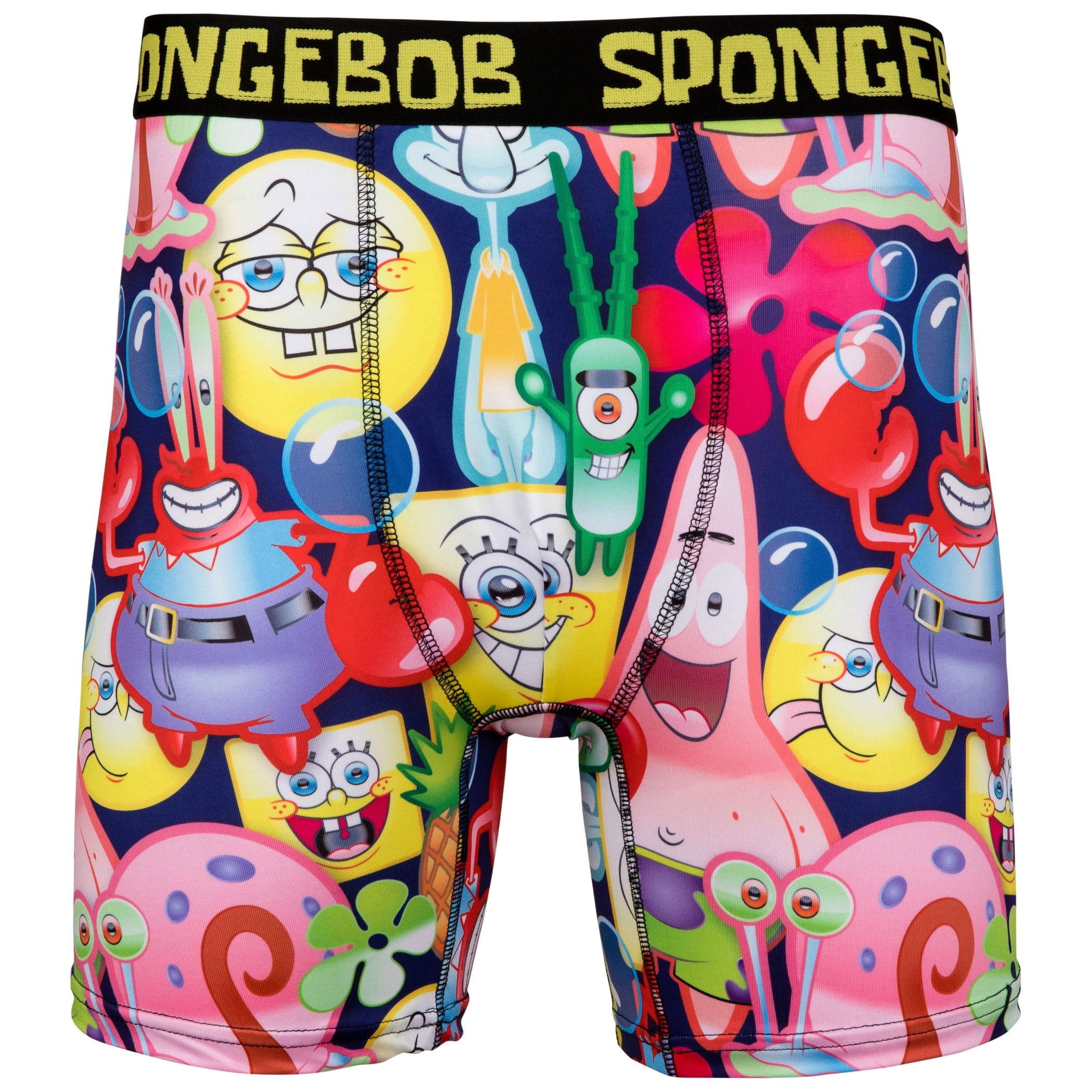 SpongeBob Bubble Party Underwear - Official Boxer Briefs (28-30) Small ...