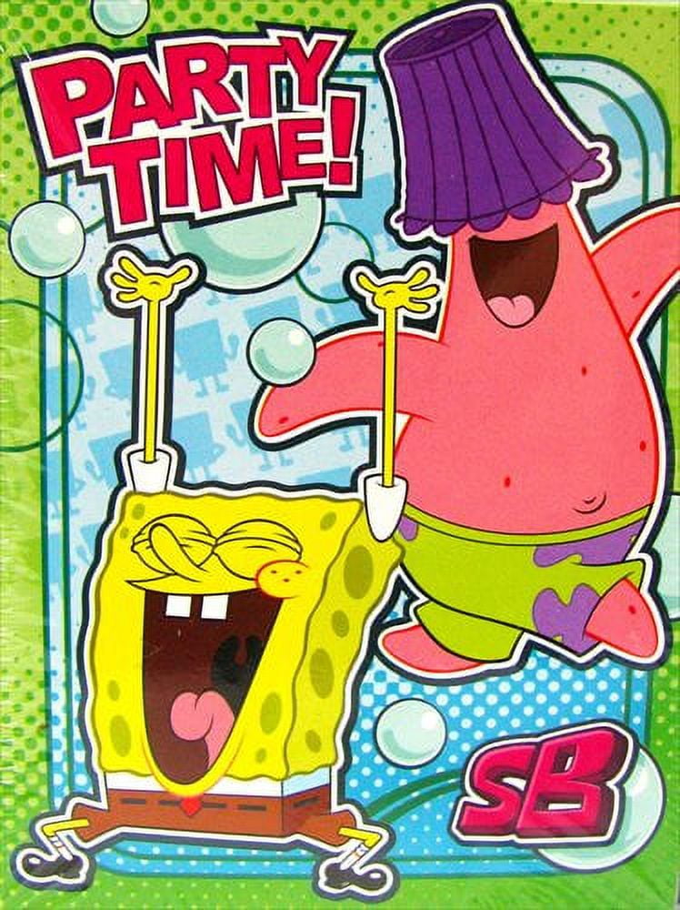 SpongeBob SquarePants 'Bubbles' Invitations and Thank You Notes w/ Env ...