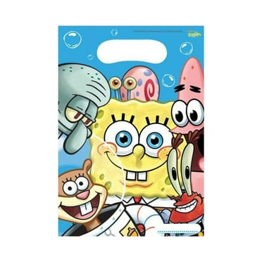 12PCS SpongeBob Squarepants Goodie Party Favor Gift Birthday Loot Bags ...