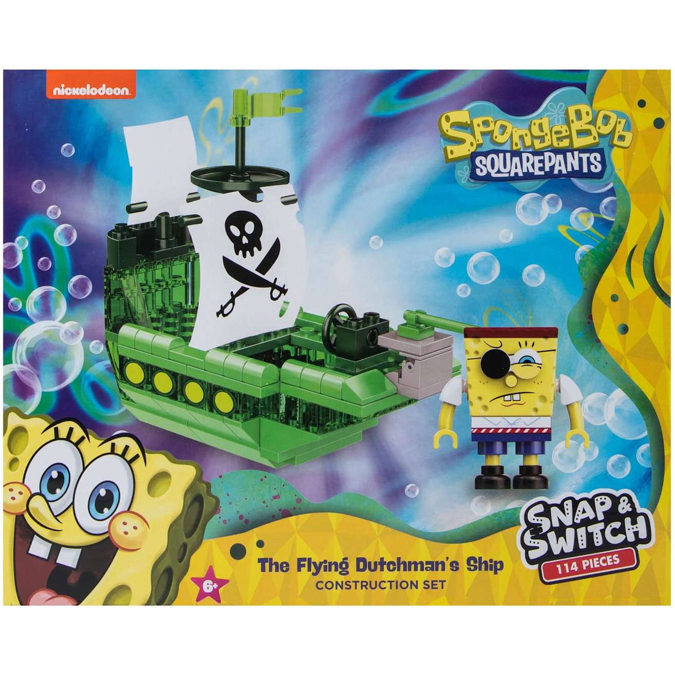 SpongeBob SquarePants Buildable TV Snap Switch Set - Walmart.com