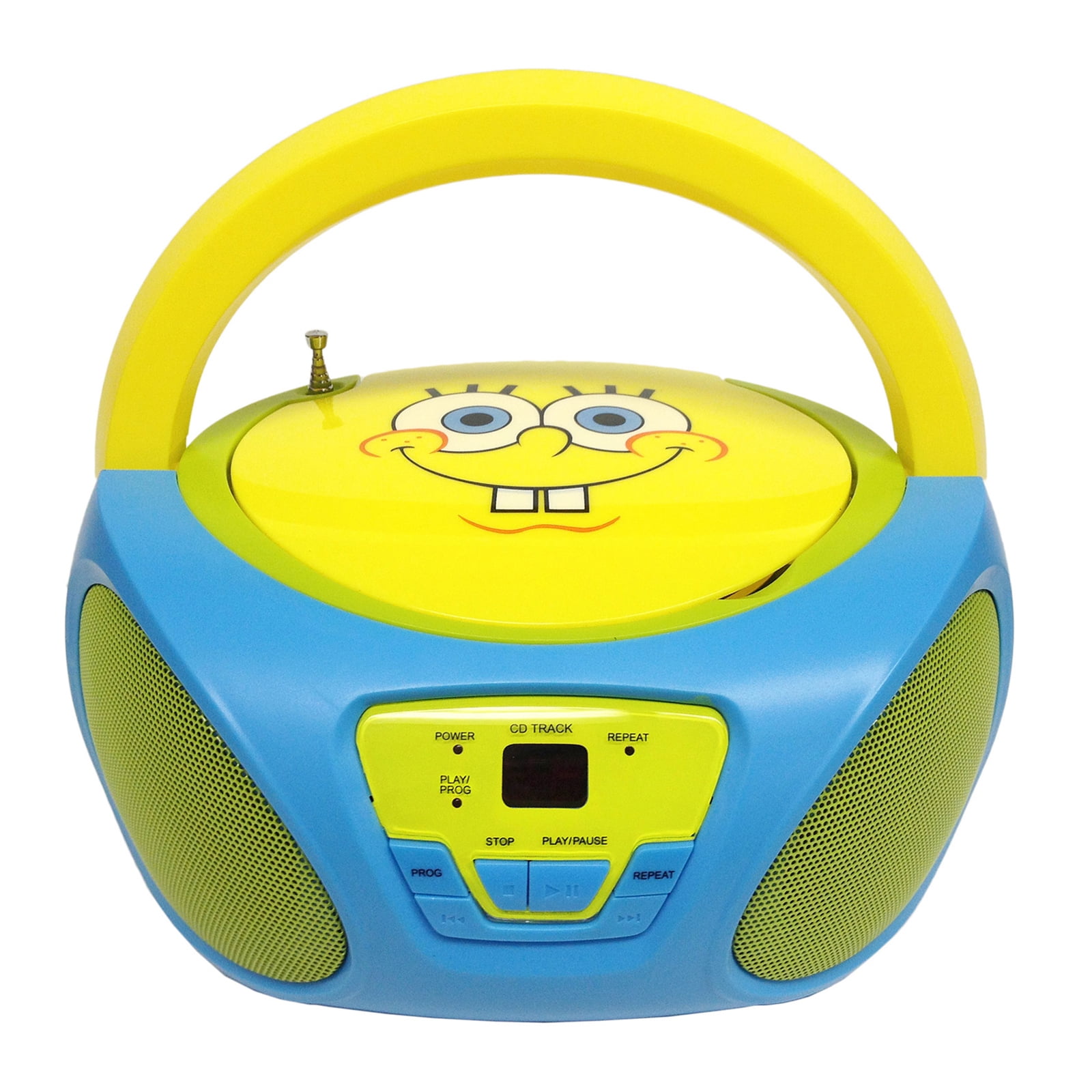 SpongeBob SquarePants CD Boombox with AM/FM Radio - Walmart.com