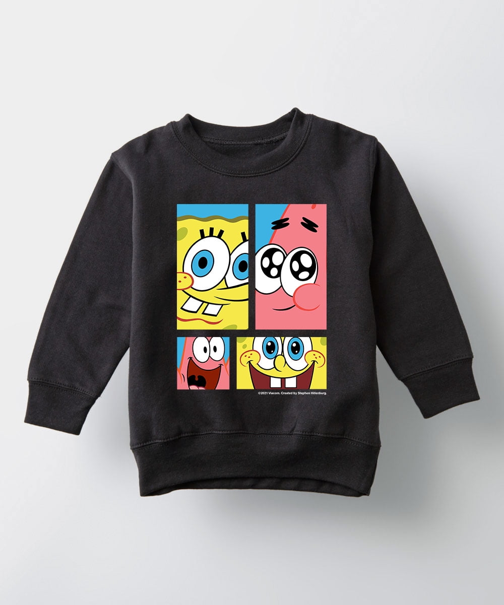 SpongeBob SquarePants - Character Grid - Toddler And Youth Crew Fleece ...