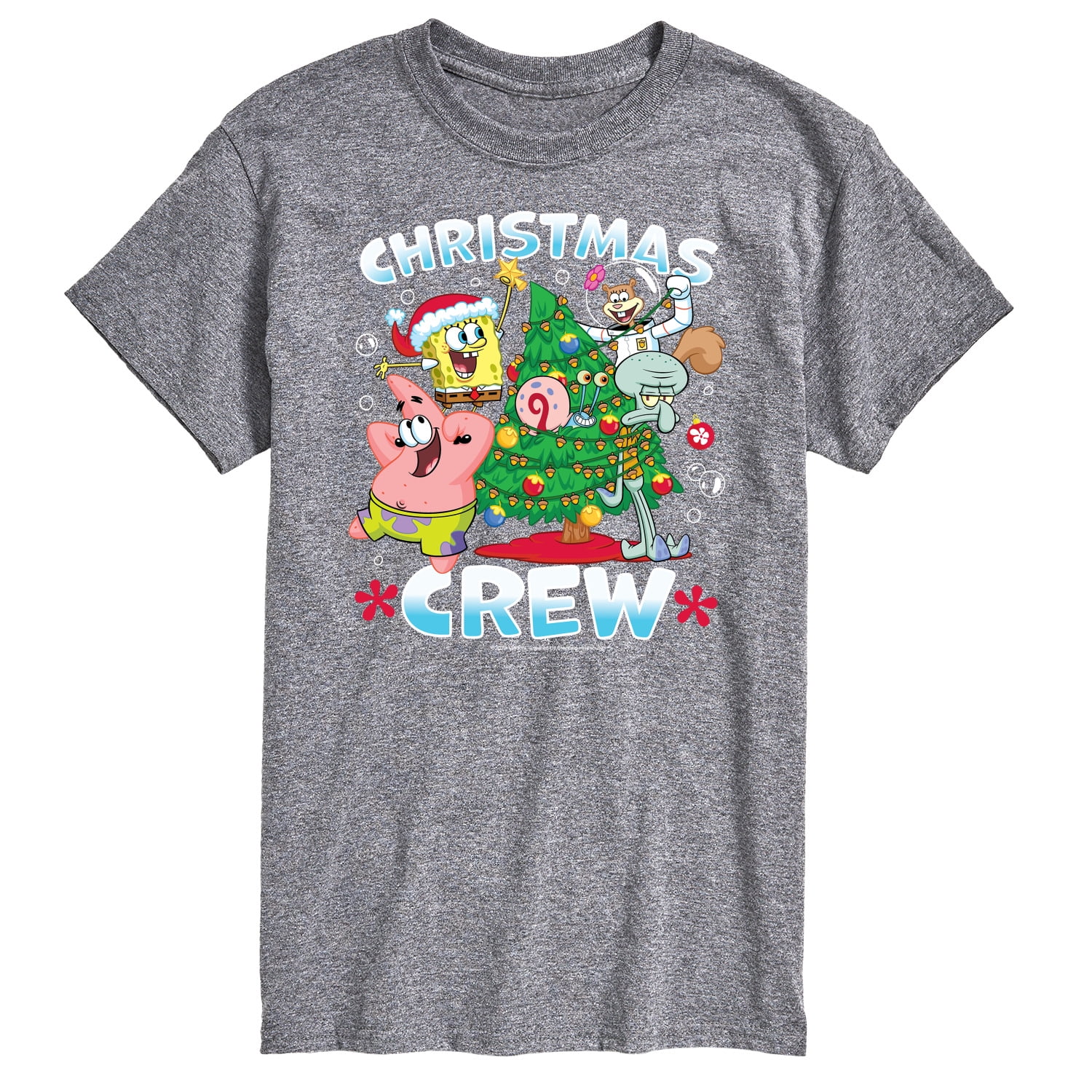 SpongeBob SquarePants - Christmas Crew - Men's Short Sleeve Graphic T ...
