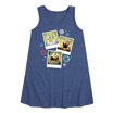 SpongeBob Girls' 4-12 Foil Mesh Tutu Dress - Walmart.com