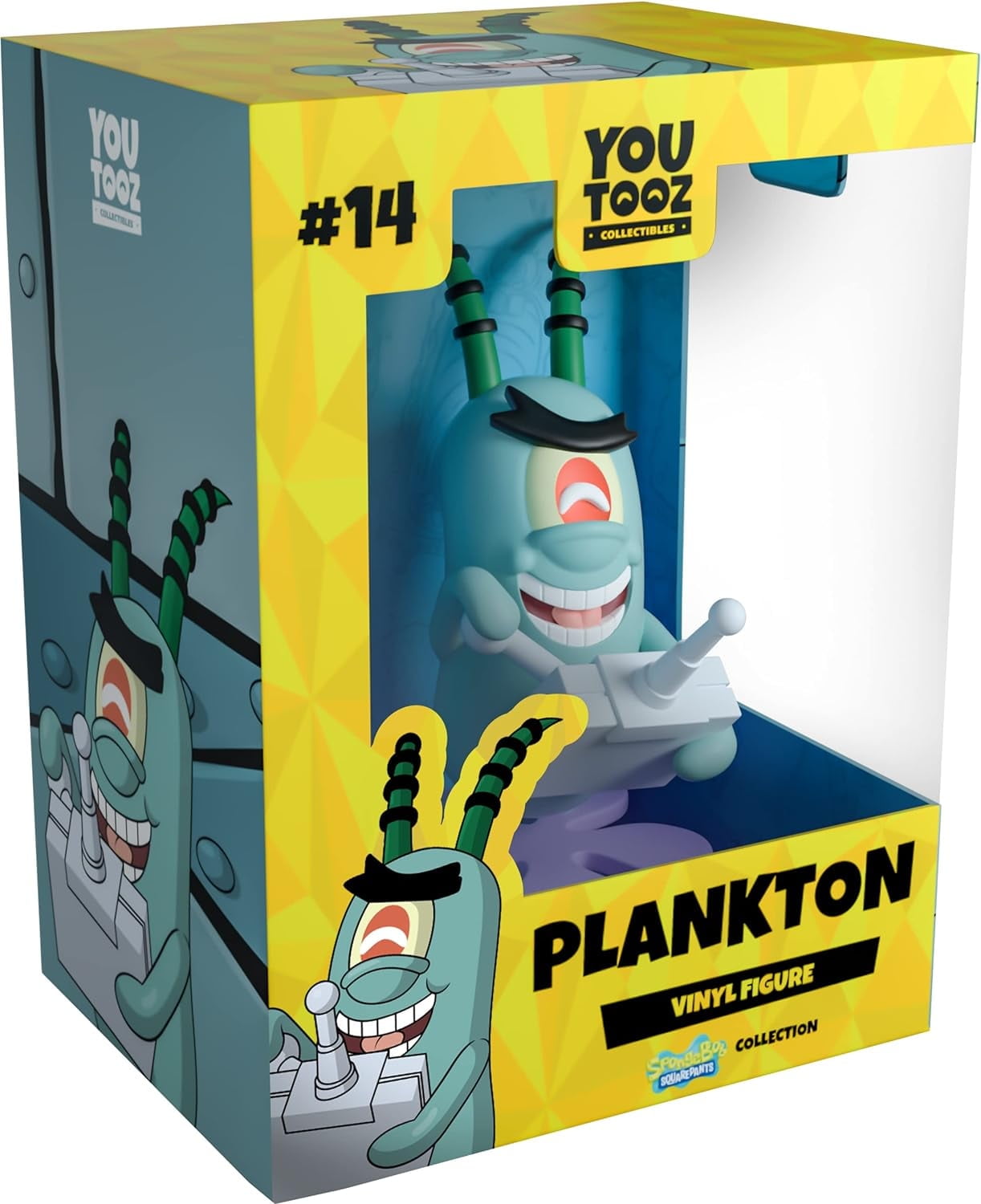 SpongeBob SquarePants Collection Plankton Vinyl Figure #14 - Walmart.com