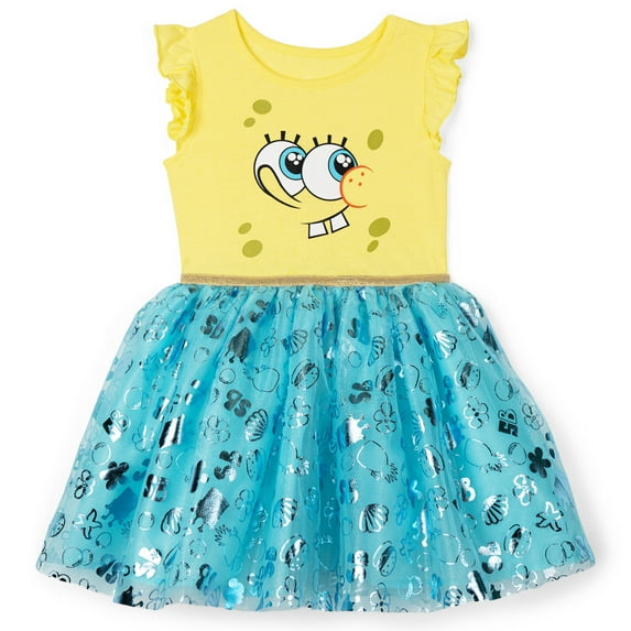 SpongeBob SquarePants Cosplay Tulle Tutu Dress Toddler to Big Kid ...