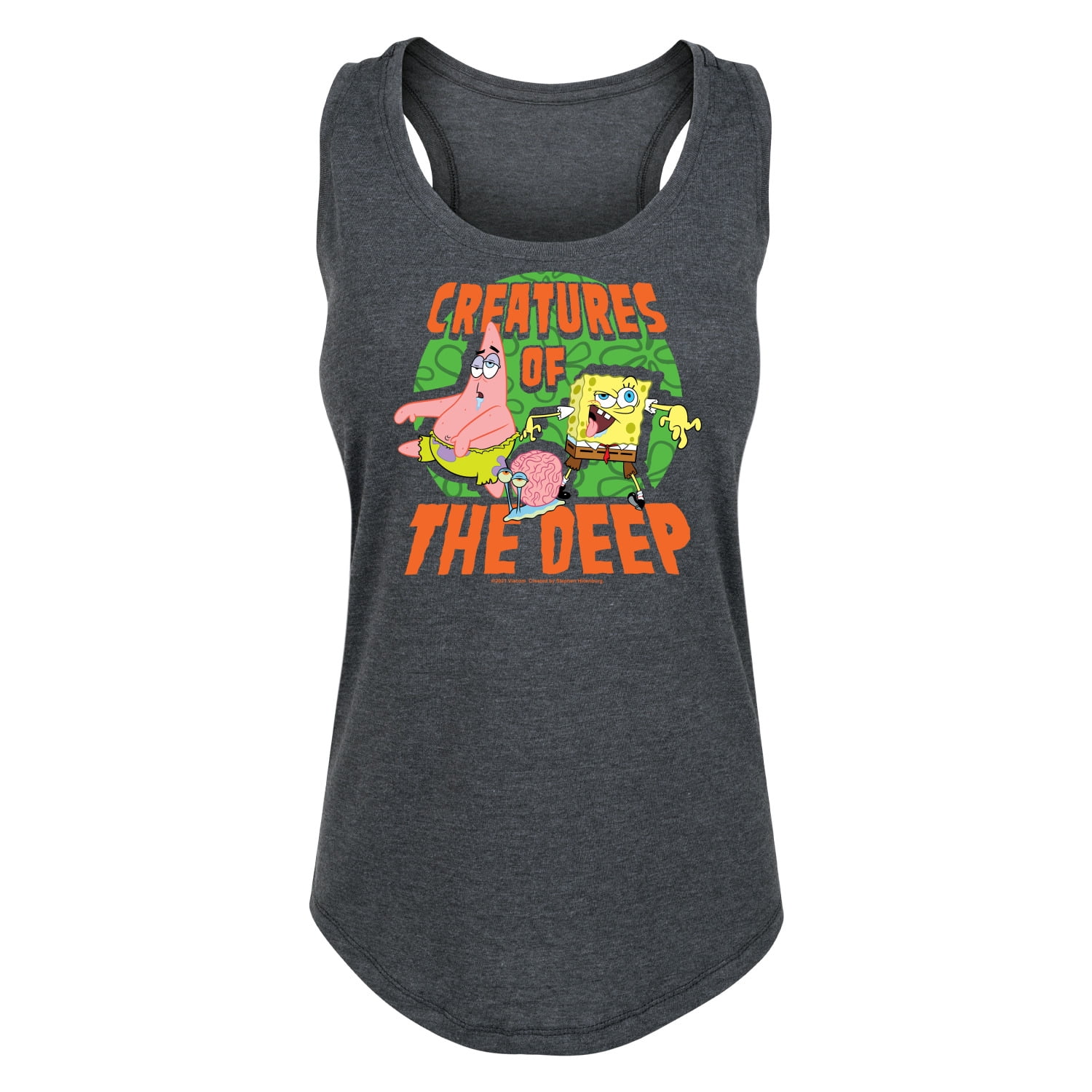 SpongeBob SquarePants - Creatures Of The Deep - Women's Racerback Tank ...
