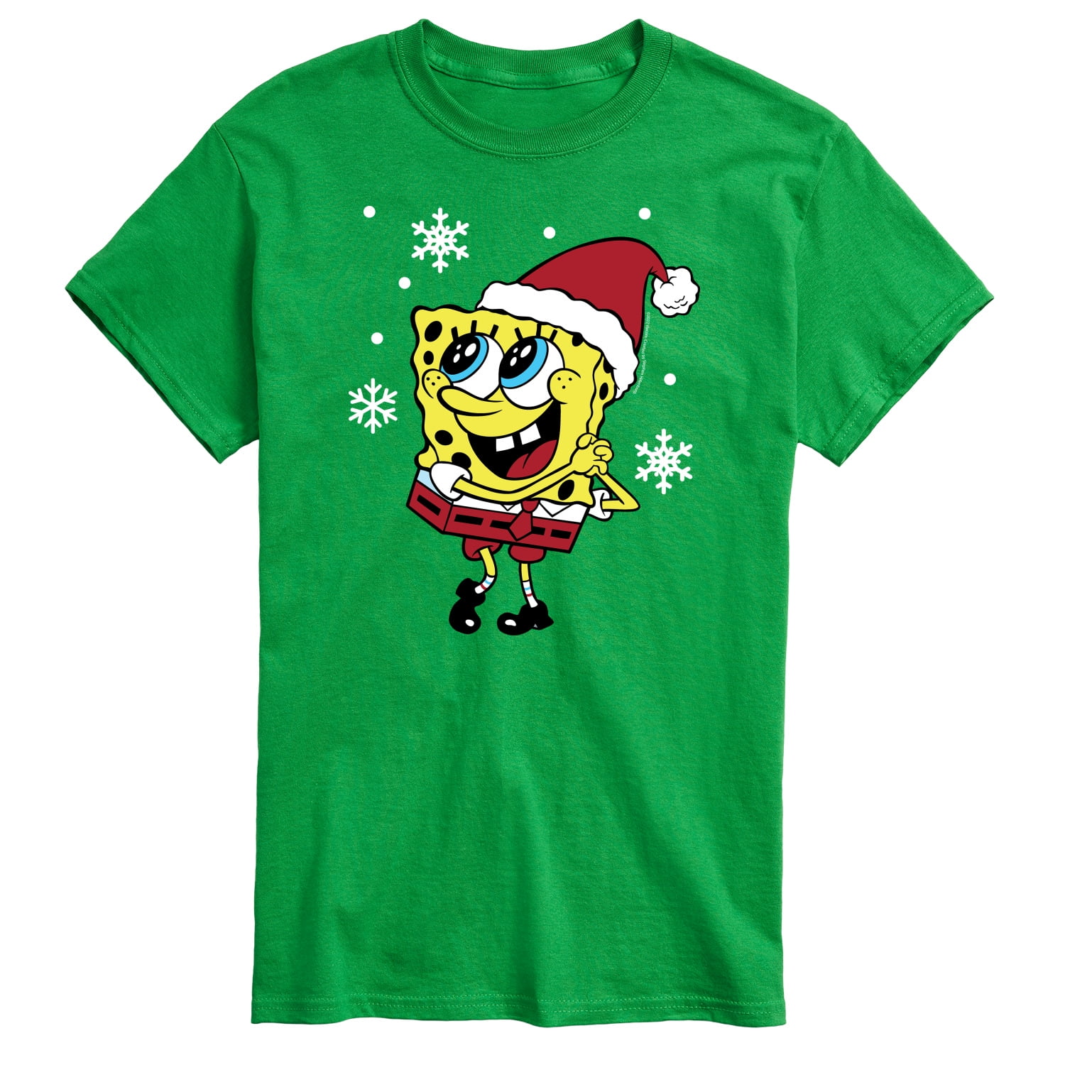 SpongeBob SquarePants - Cute Santa Spongebob Christmas - Men's Short ...