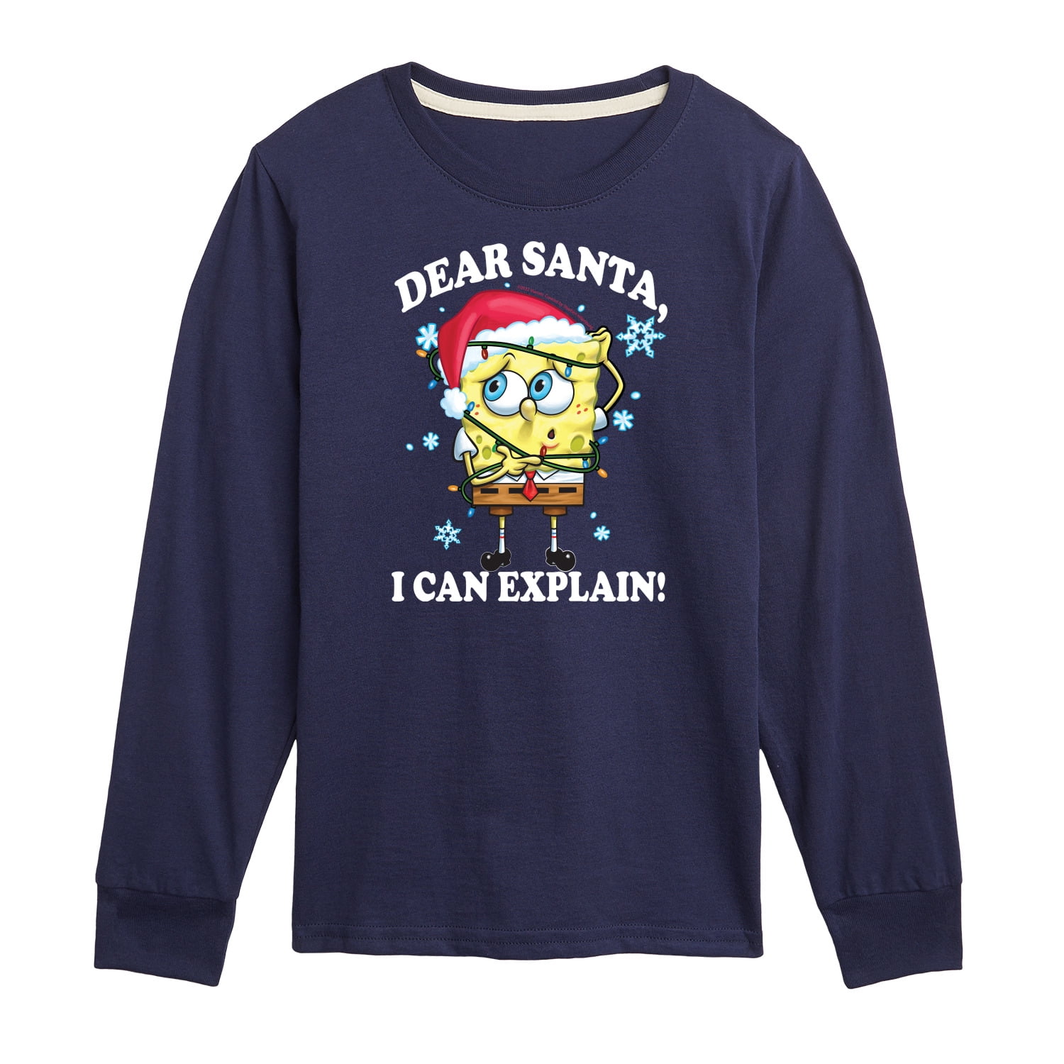 SpongeBob SquarePants - Dear Santa - Toddler And Youth Long Sleeve ...