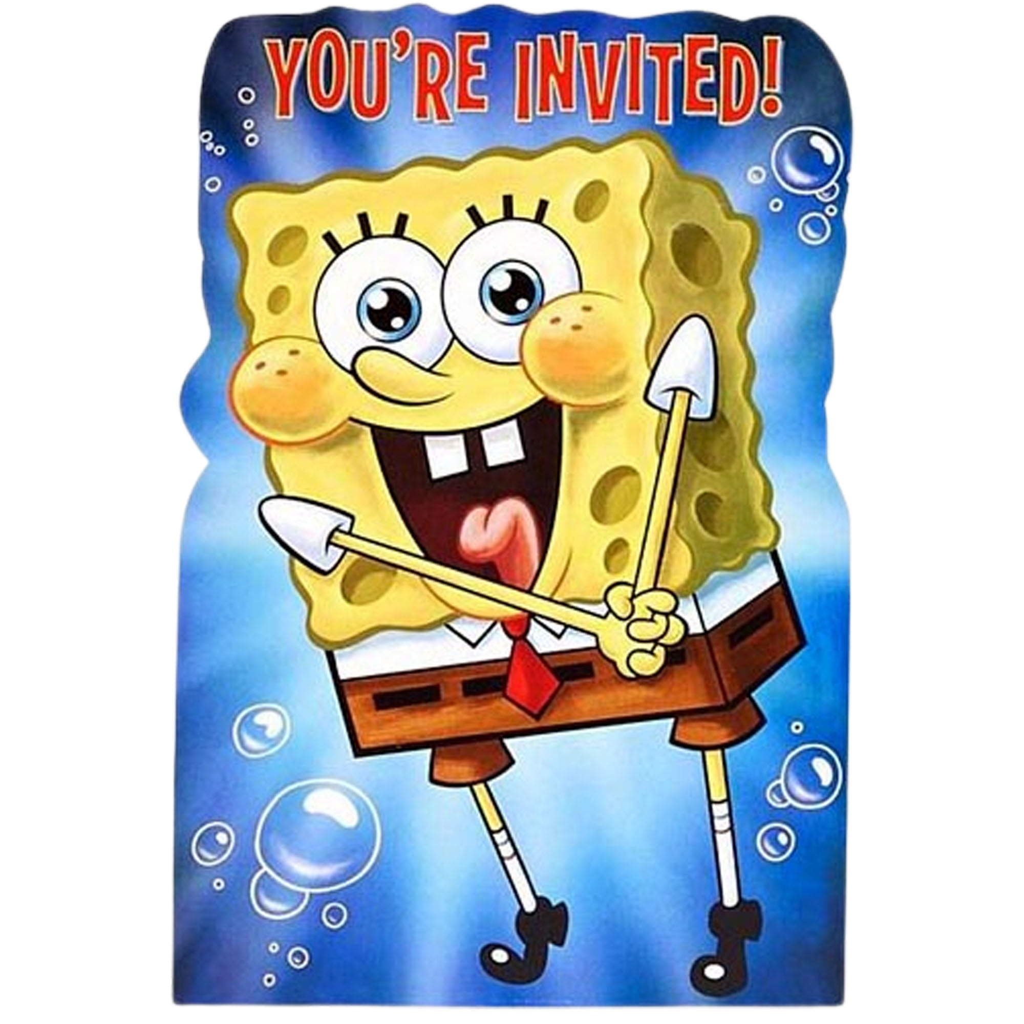 SpongeBob SquarePants 'Epic' Invitation Set w/ Envelopes (8ct ...