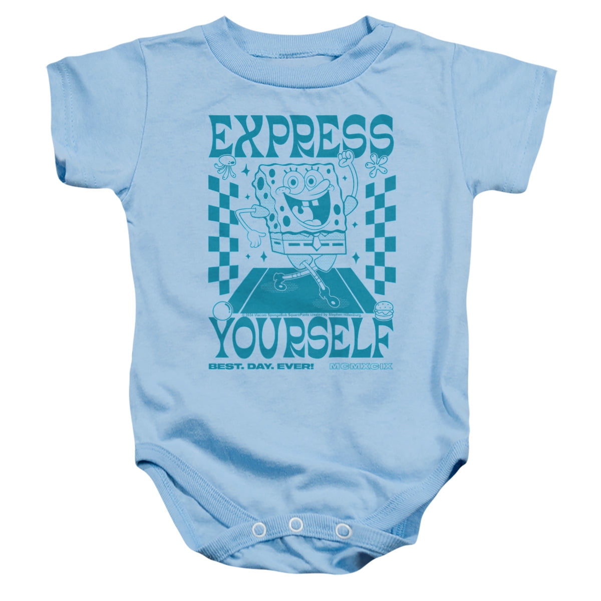SpongeBob SquarePants Express Yourself Poster Unisex Infant Snap Suit ...
