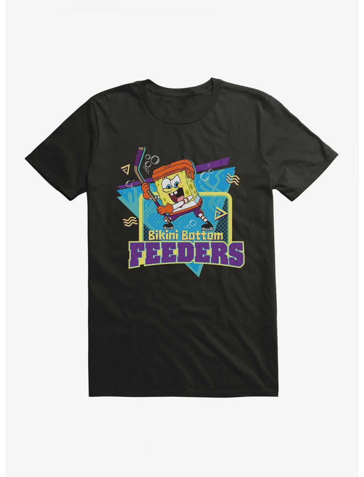 SpongeBob SquarePants Feeders Hockey Goal T-Shirt - Walmart.com