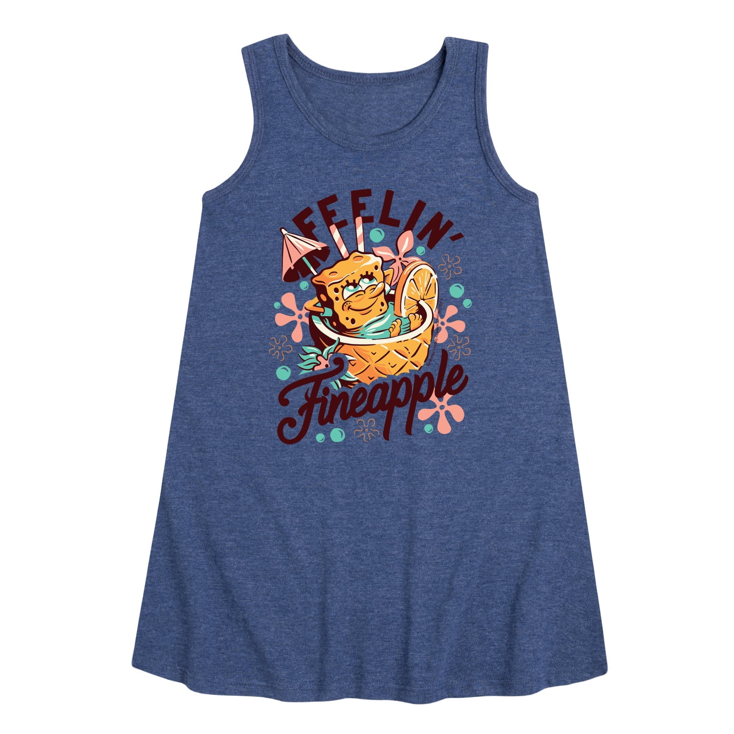 SpongeBob SquarePants - Feelin Fineapple - Toddler & Youth Girls A-line ...