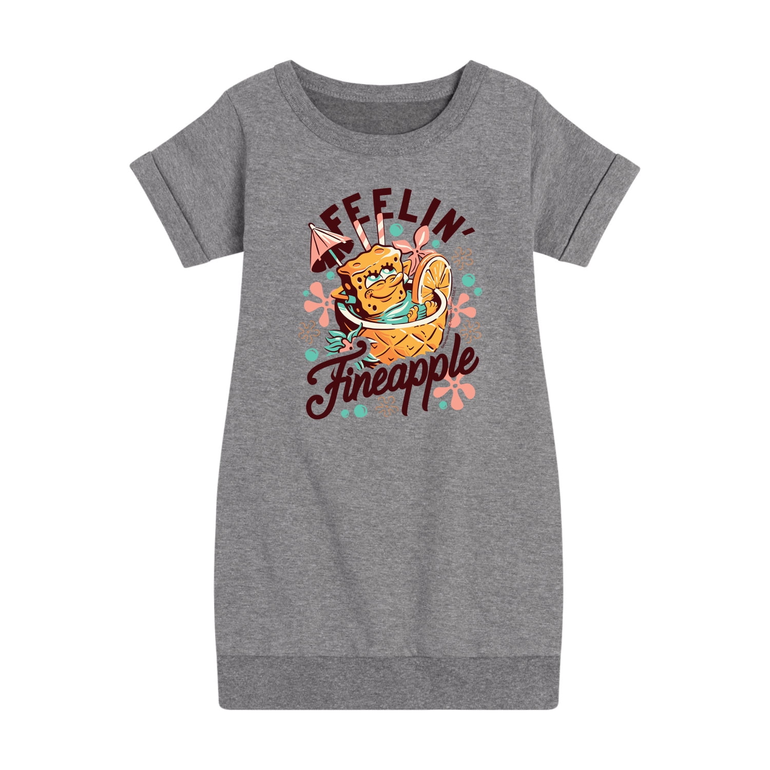 SpongeBob SquarePants - Feelin Fineapple - Toddler & Youth Girls Fleece ...