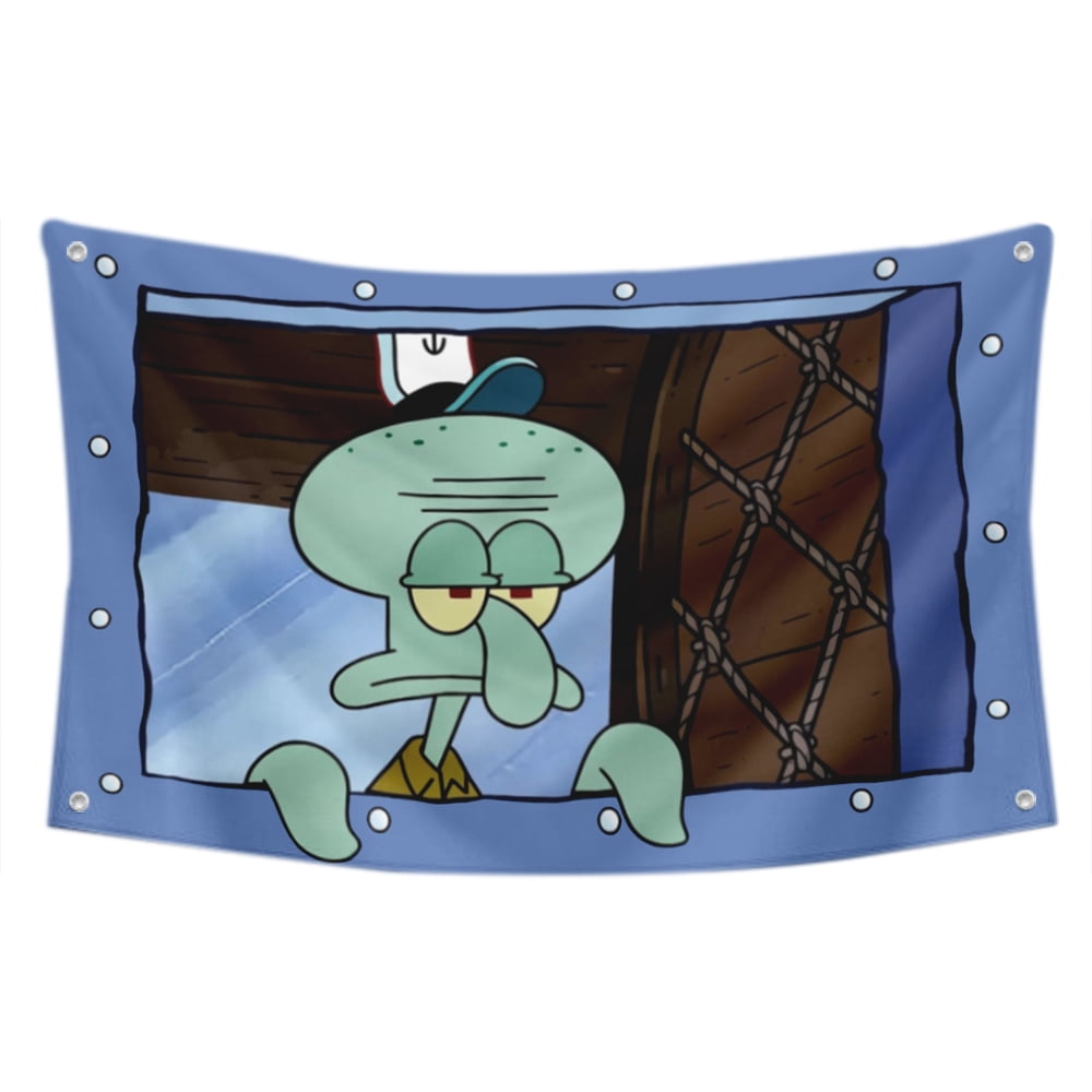 SpongeBob SquarePants Flags Banner Home Yard Garden Decor 3x5Feet ...