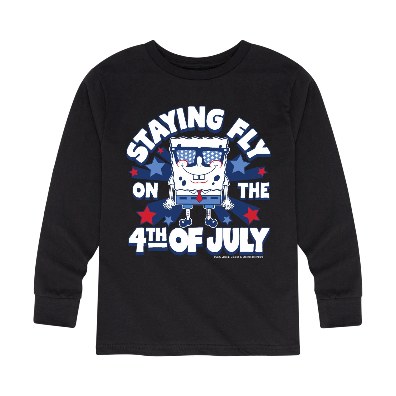 SpongeBob SquarePants - Fly on the 4th of July - Toddler And Youth Long ...