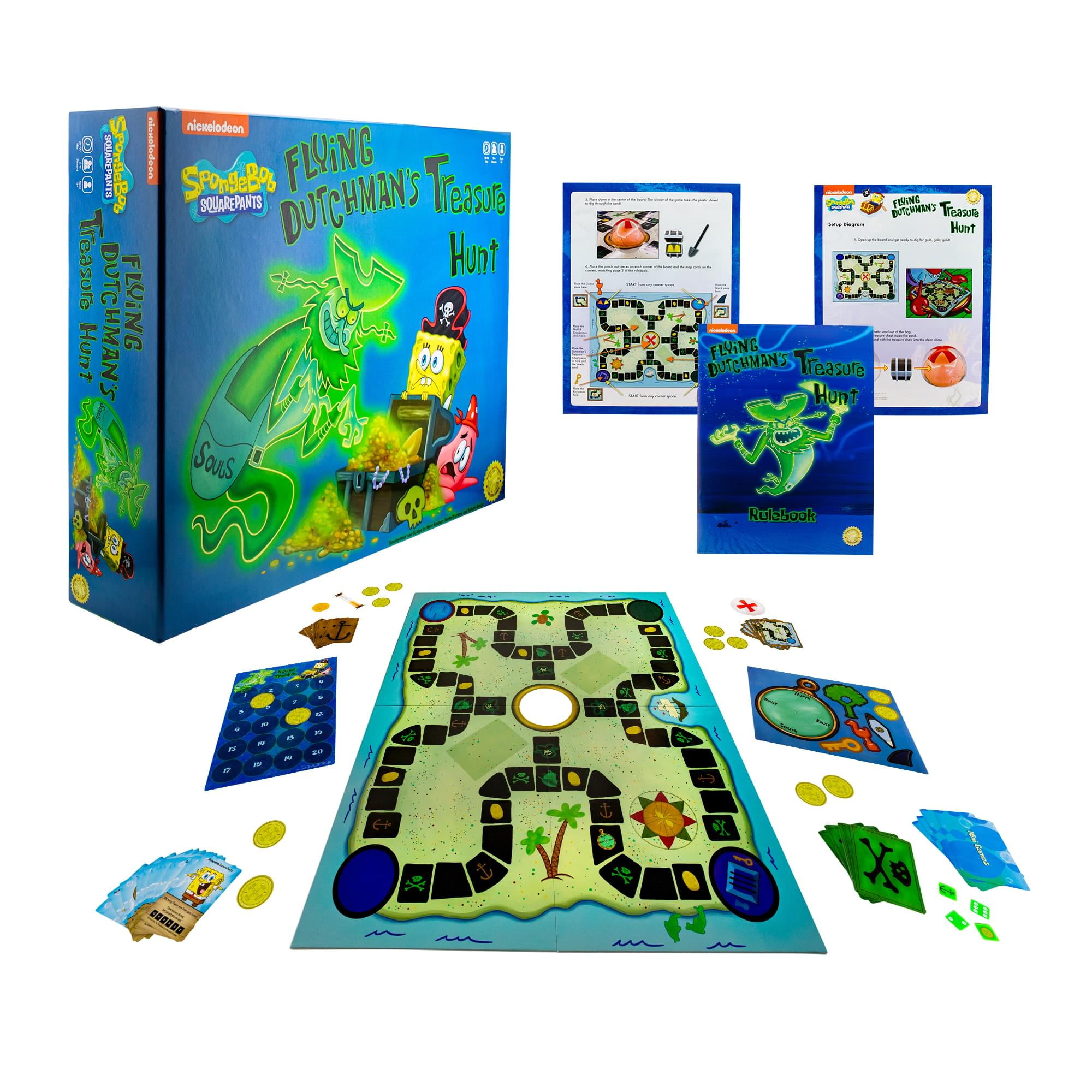 SpongeBob SquarePants Flying Dutchman's Treasure Hunt Game Exclusive ...