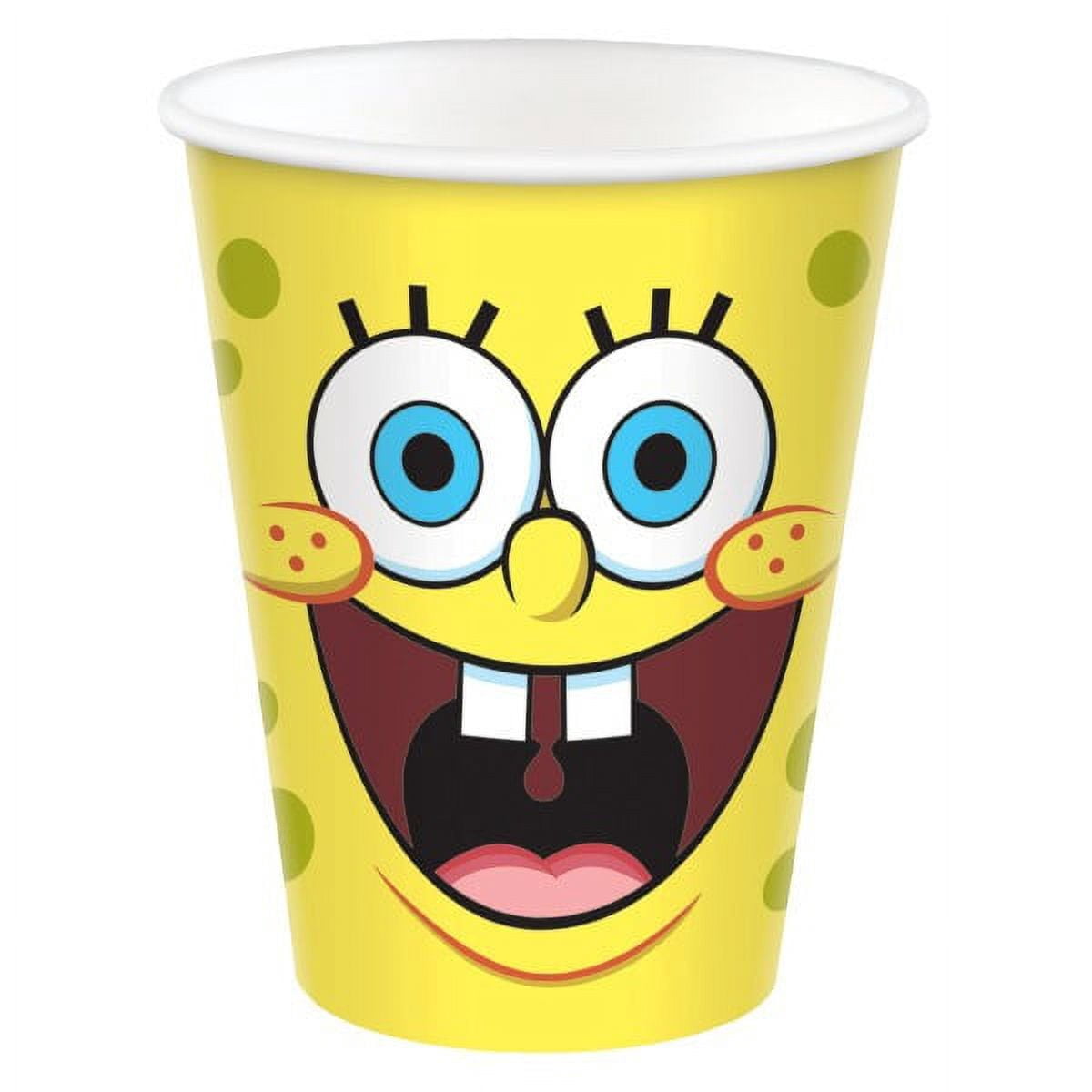 SpongeBob SquarePants Themed Party Tableware - 9oz Disposable Paper ...