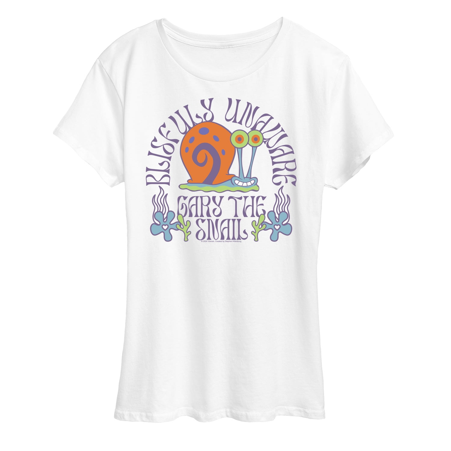 SpongeBob SquarePants - Gary Blissfully Unaware - Women's Short Sleeve ...
