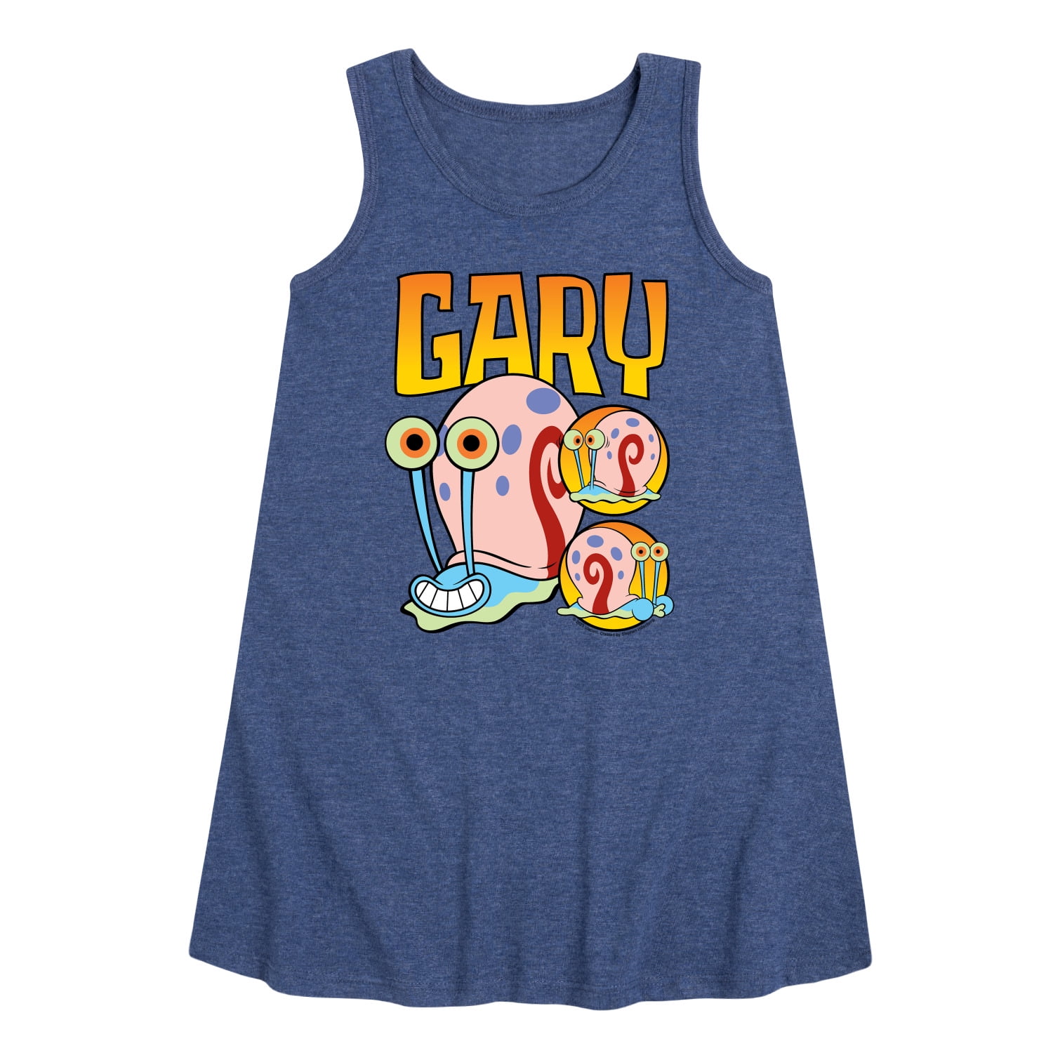 SpongeBob SquarePants - Gary The Snail - Toddler & Youth Girls A-line ...