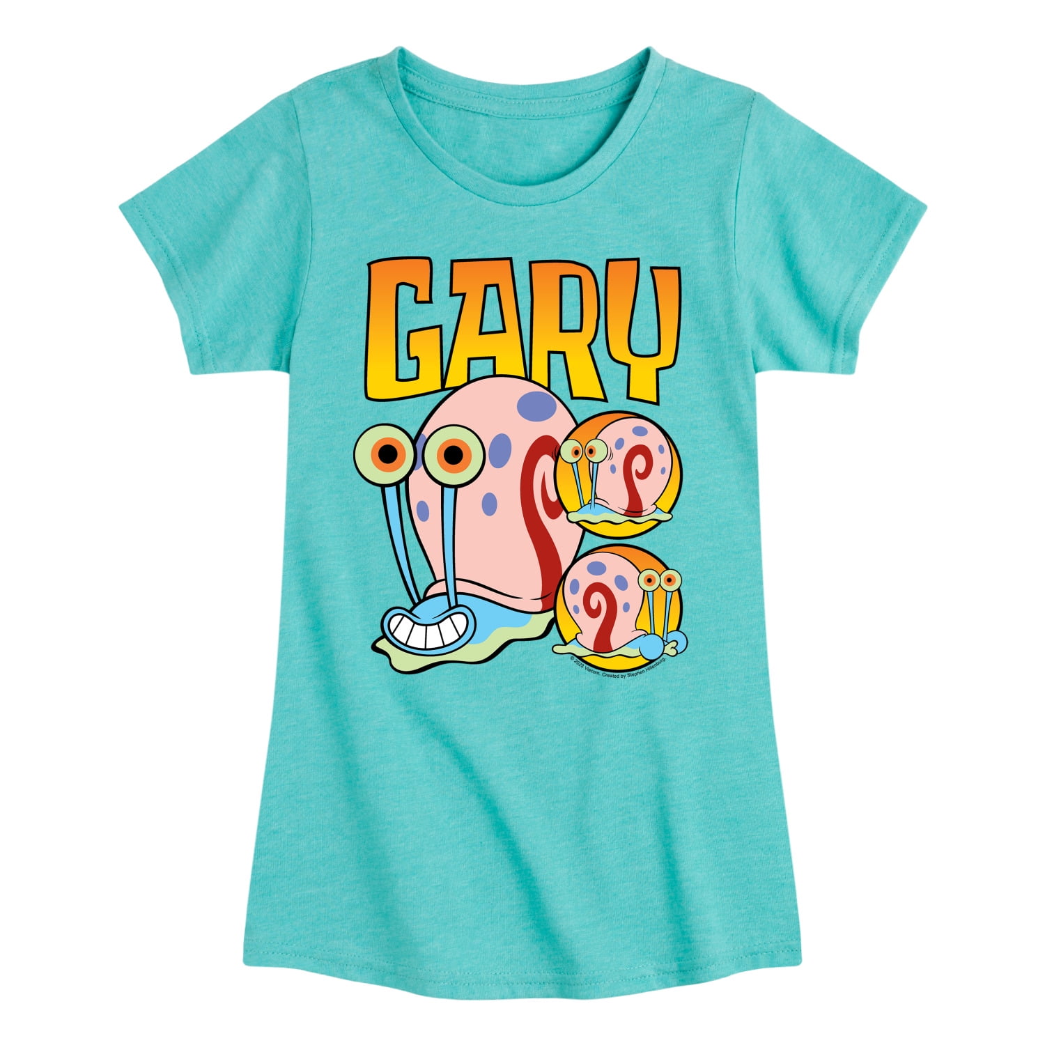 SpongeBob SquarePants - Gary The Snail - Toddler & Youth Girls Short ...