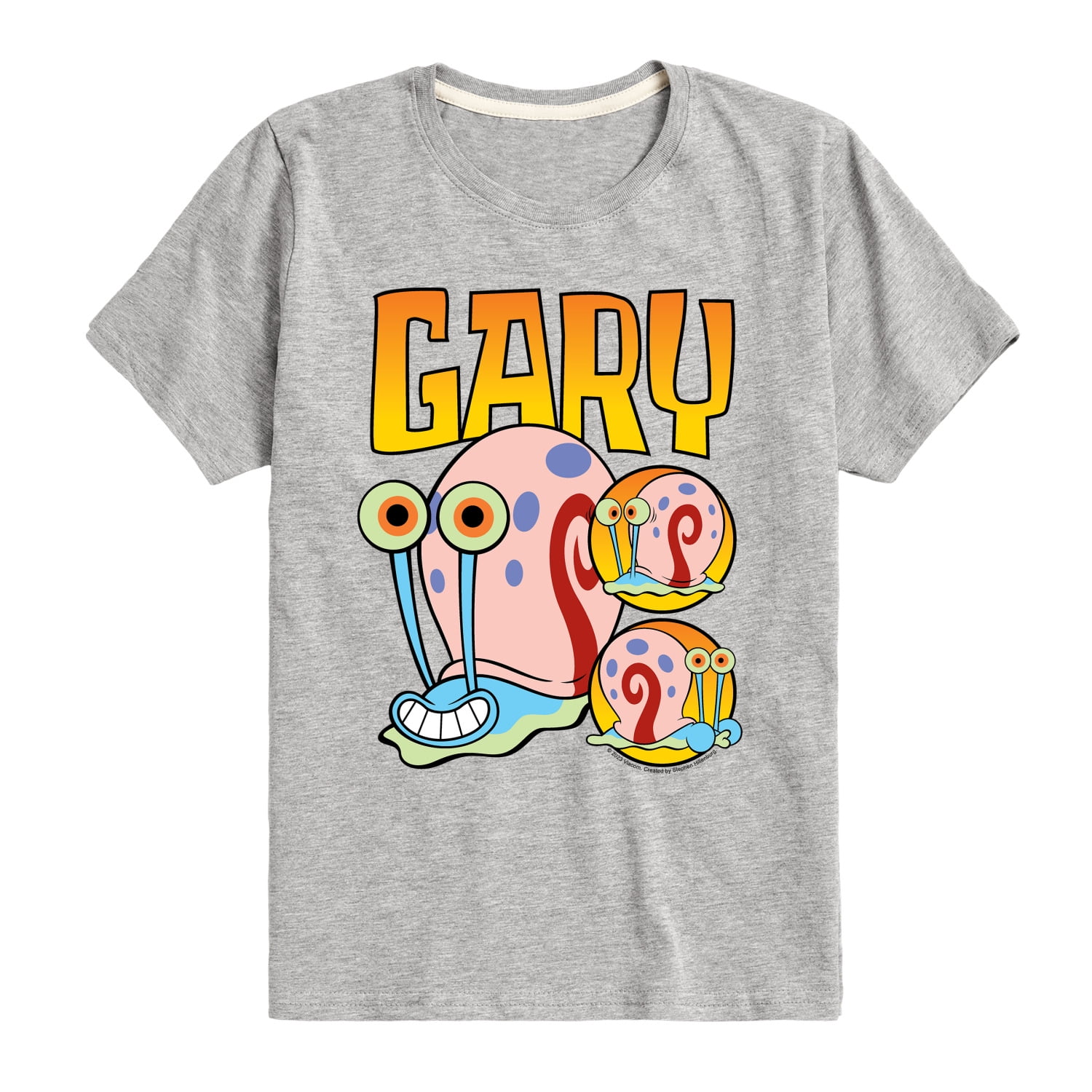 SpongeBob SquarePants - Gary The Snail - Toddler & Youth Short Sleeve ...