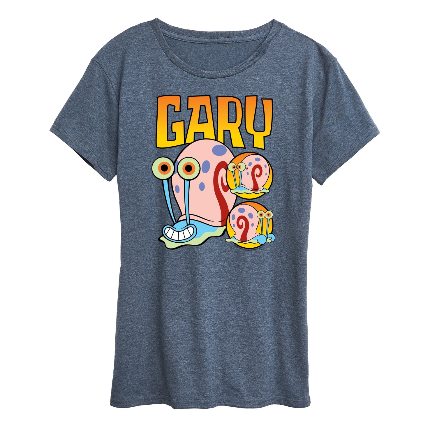 SpongeBob SquarePants - Gary The Snail - Women's Short Sleeve Graphic T ...