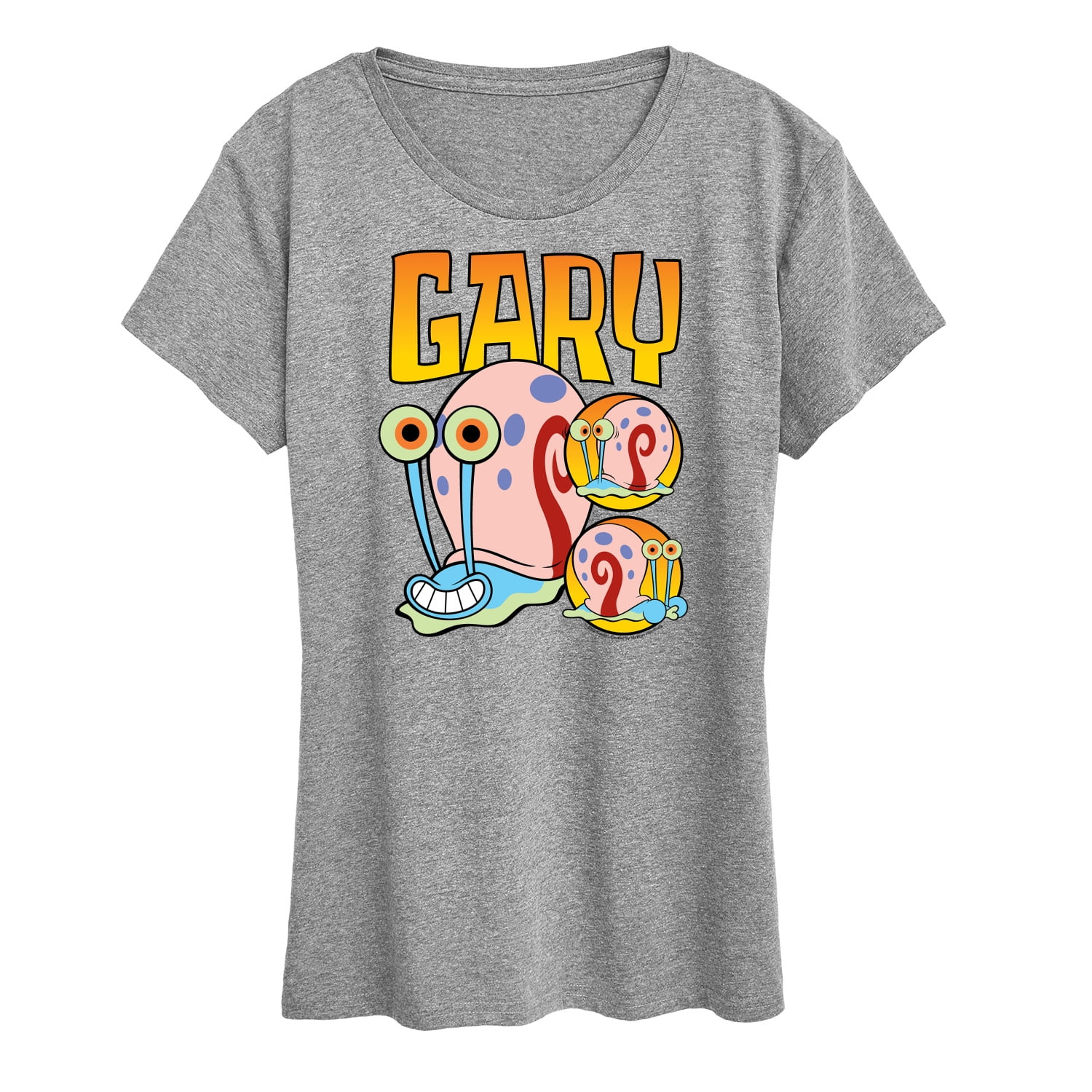SpongeBob SquarePants - Gary The Snail - Women's Short Sleeve Graphic T ...