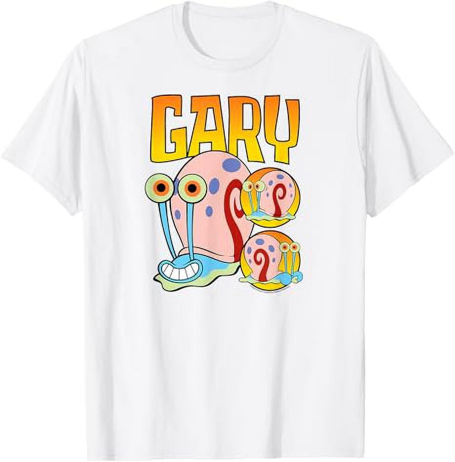 SpongeBob SquarePants - Gary the Snail Character Collage T-Shirt ...