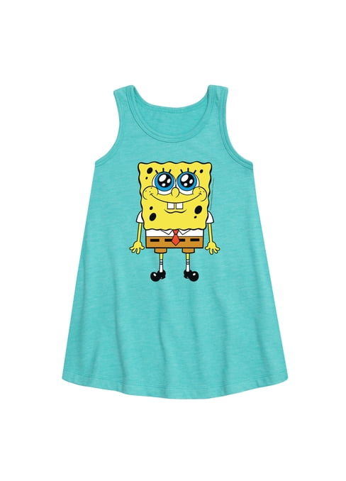 SpongeBob Girls' 4-12 Foil Mesh Tutu Dress - Walmart.com