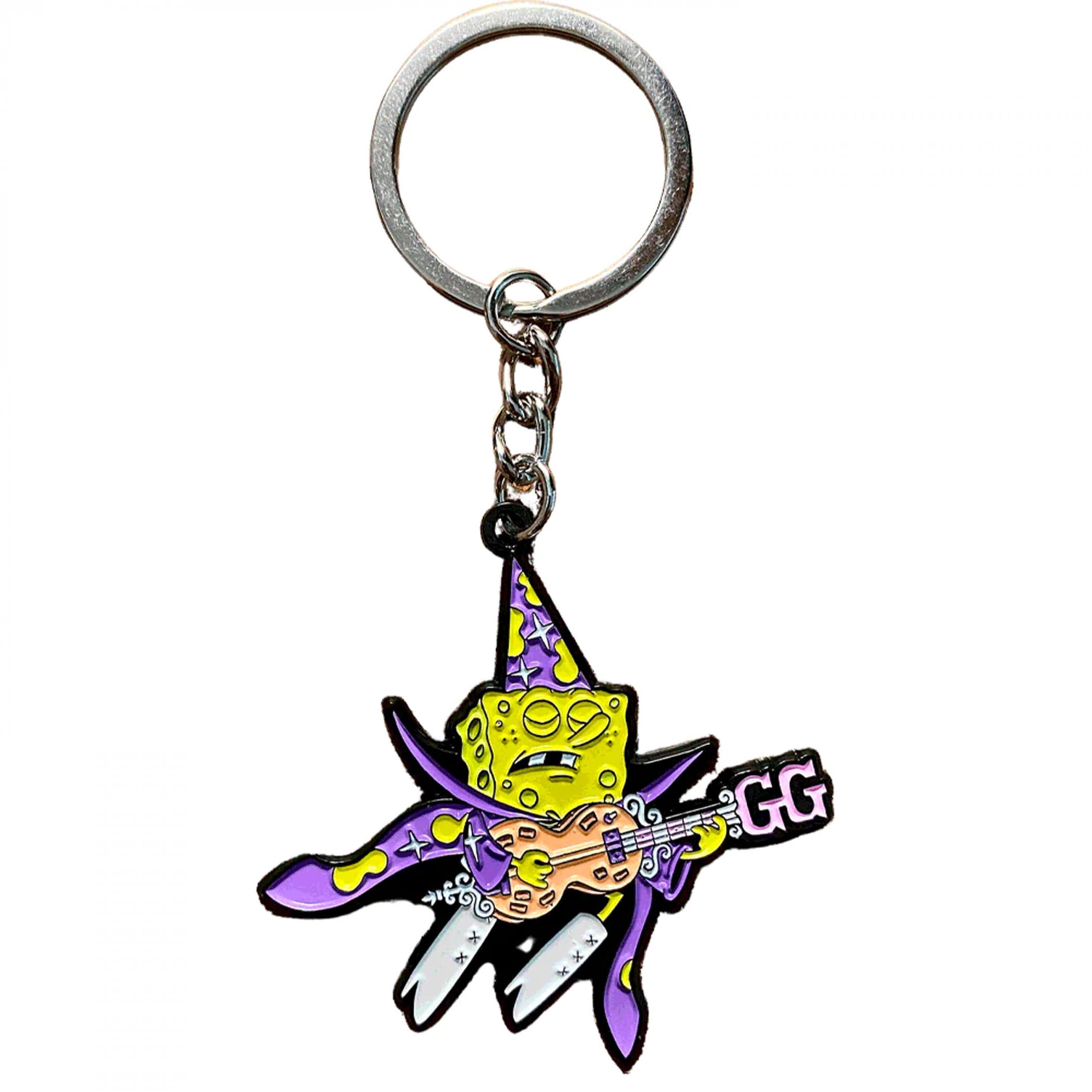 SpongeBob SquarePants Goofy Goober Wizard Enamel Keychain - Walmart.com