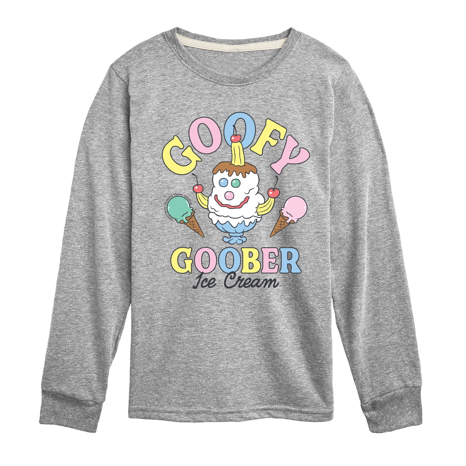 SpongeBob SquarePants - Goofy Goober - Youth Boys Long Sleeve Graphic T ...