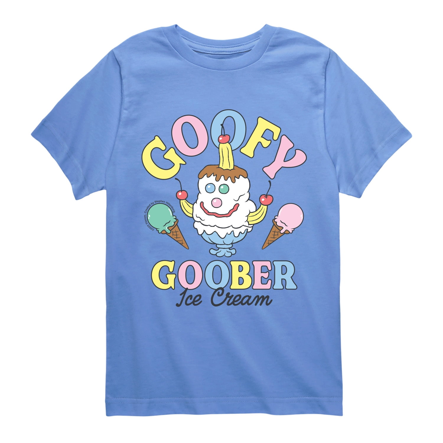 SpongeBob SquarePants - Goofy Goober - Youth Boys Short Sleeve Graphic ...
