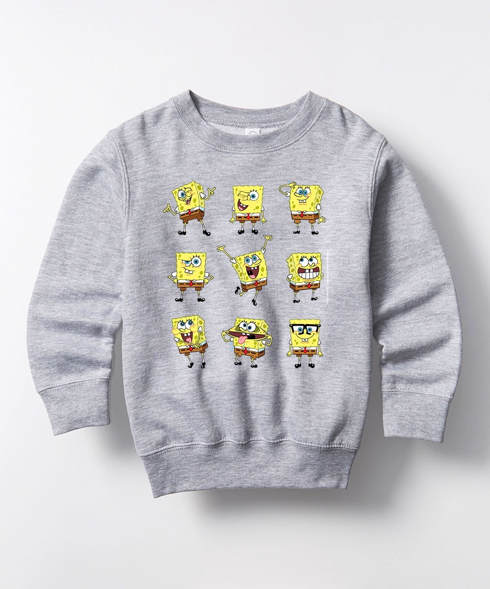 SpongeBob SquarePants - Grid - Toddler And Youth Crew Fleece - Walmart.com