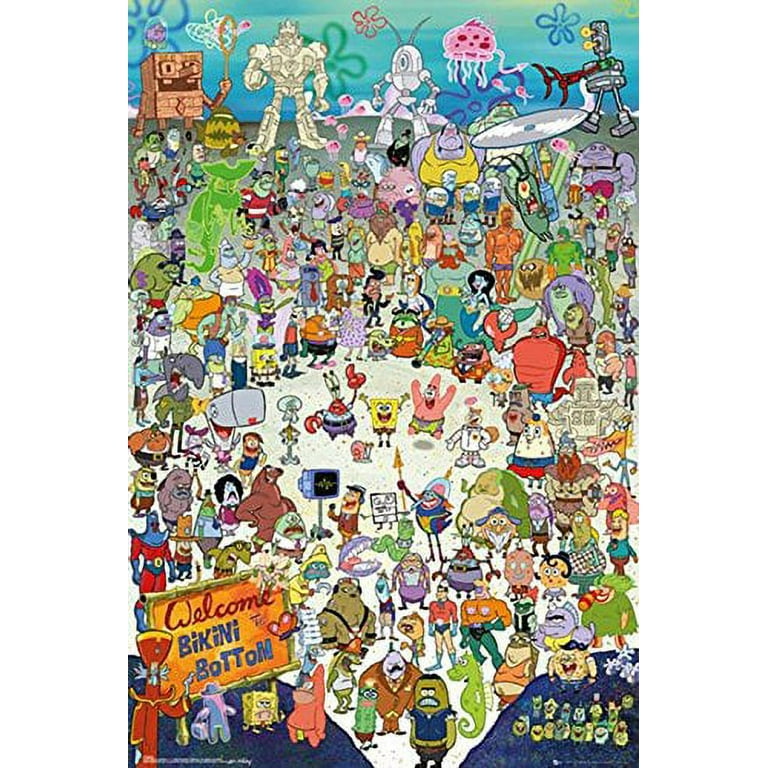 Welcome To Bikini Bottom Sign Spongebob