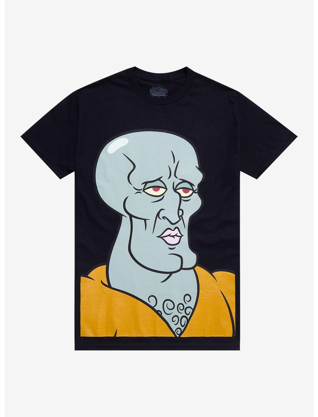 SpongeBob SquarePants Handsome Squidward T-Shirt - Walmart.com