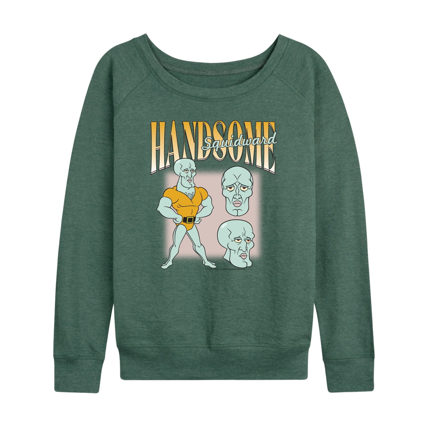 SpongeBob SquarePants - Handsome Squidward - Women's French Terry Long ...