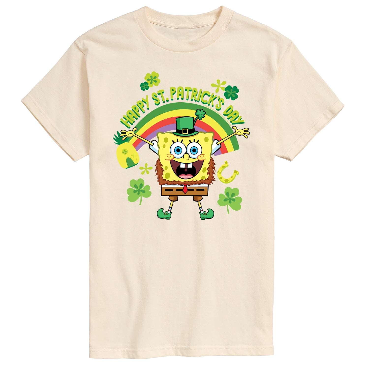 SpongeBob SquarePants - Happy St. Patricks Day - Men's Short Sleeve ...