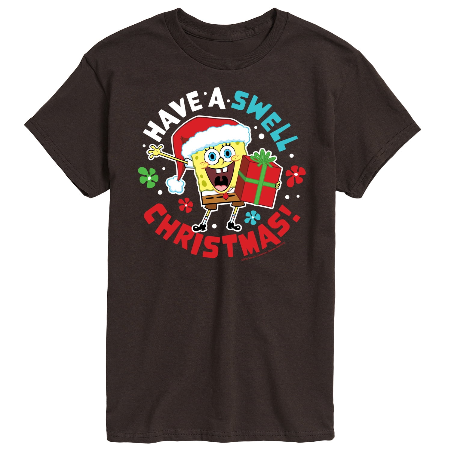 SpongeBob SquarePants - Have A Swell Christmas - Men's Short Sleeve ...