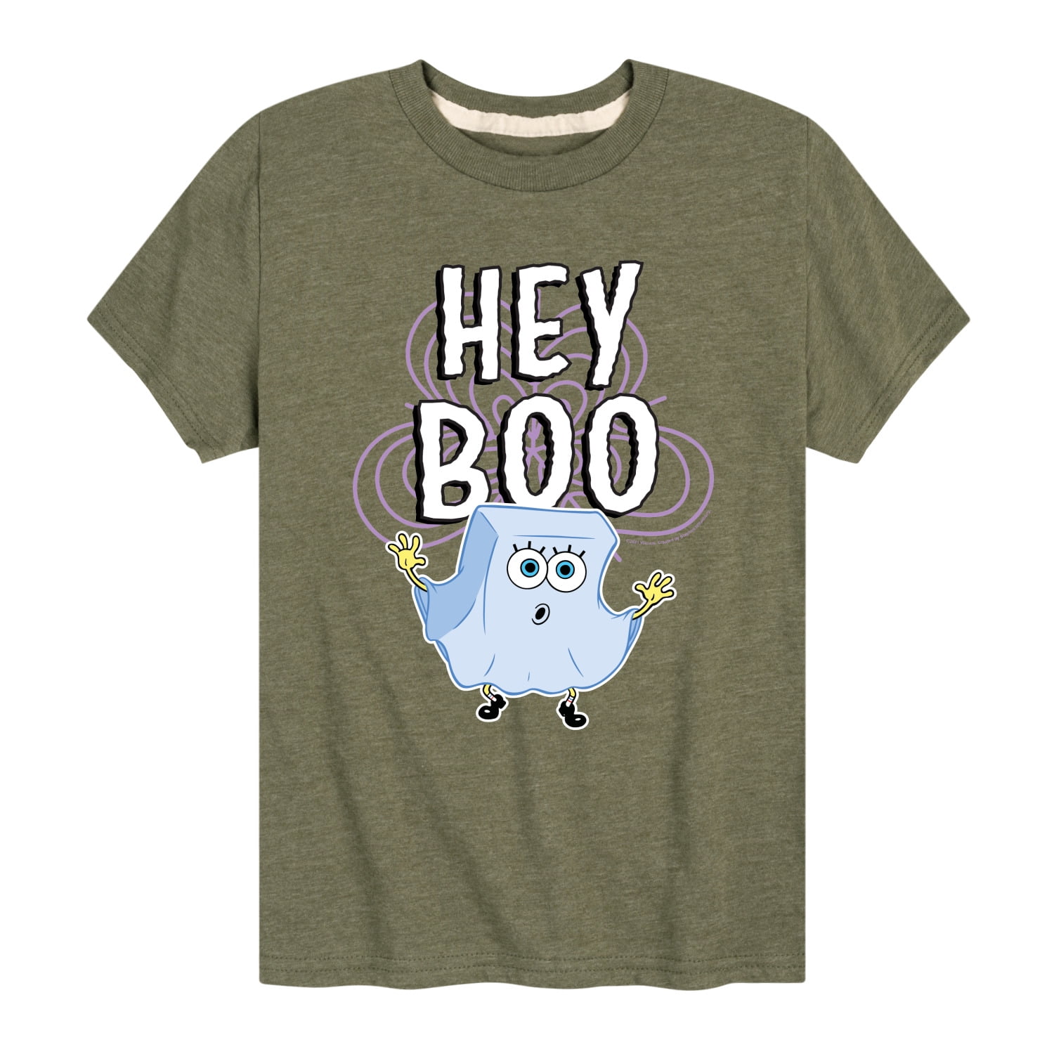 SpongeBob SquarePants - Hey Boo - Toddler And Youth Short Sleeve ...