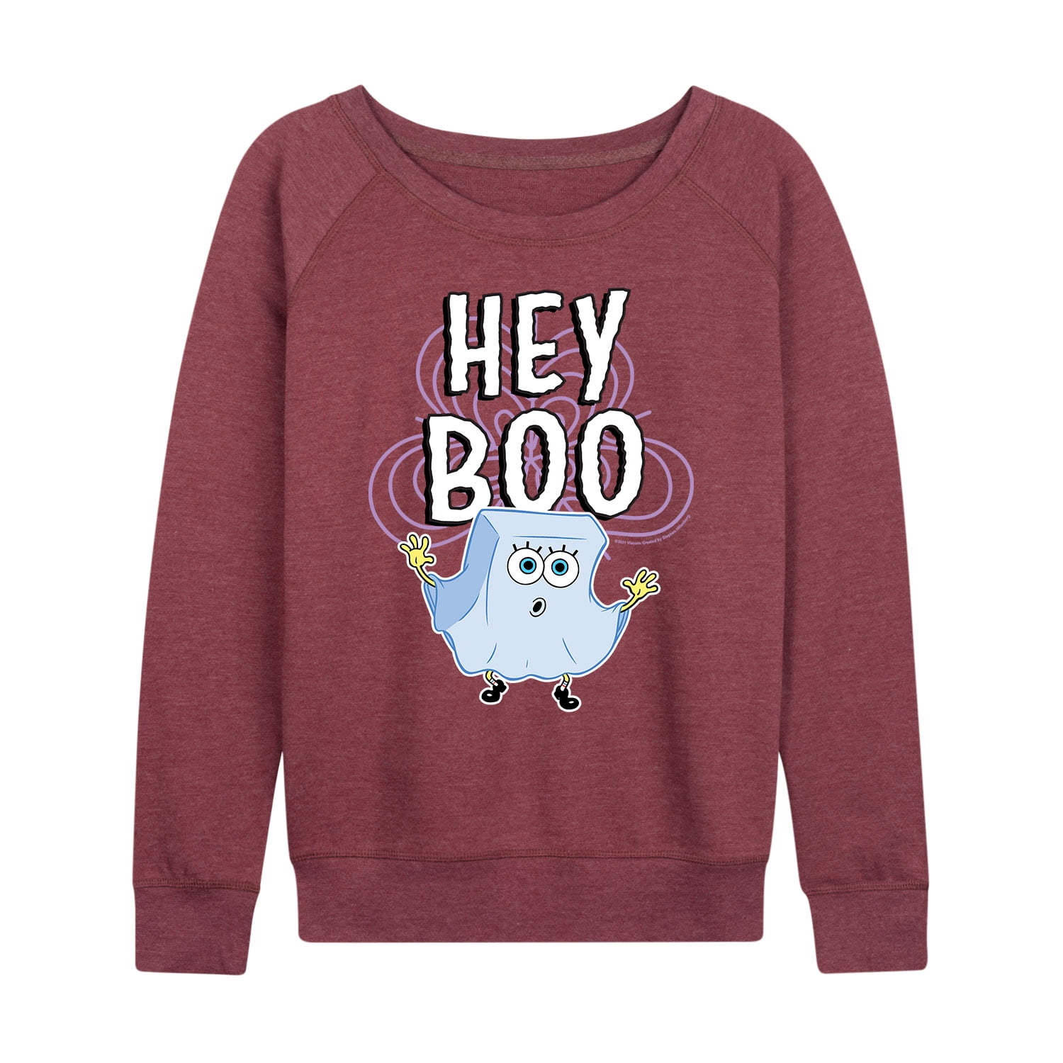 SpongeBob SquarePants - Hey Boo - Women's Lightweight French Terry Long ...