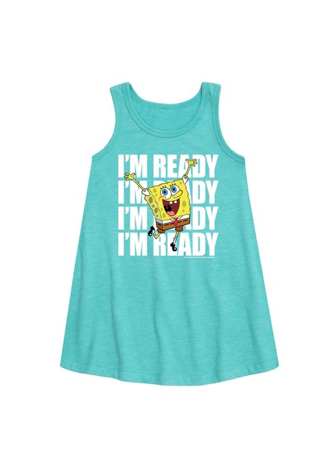 SpongeBob Girls' 4-12 Foil Mesh Tutu Dress - Walmart.com