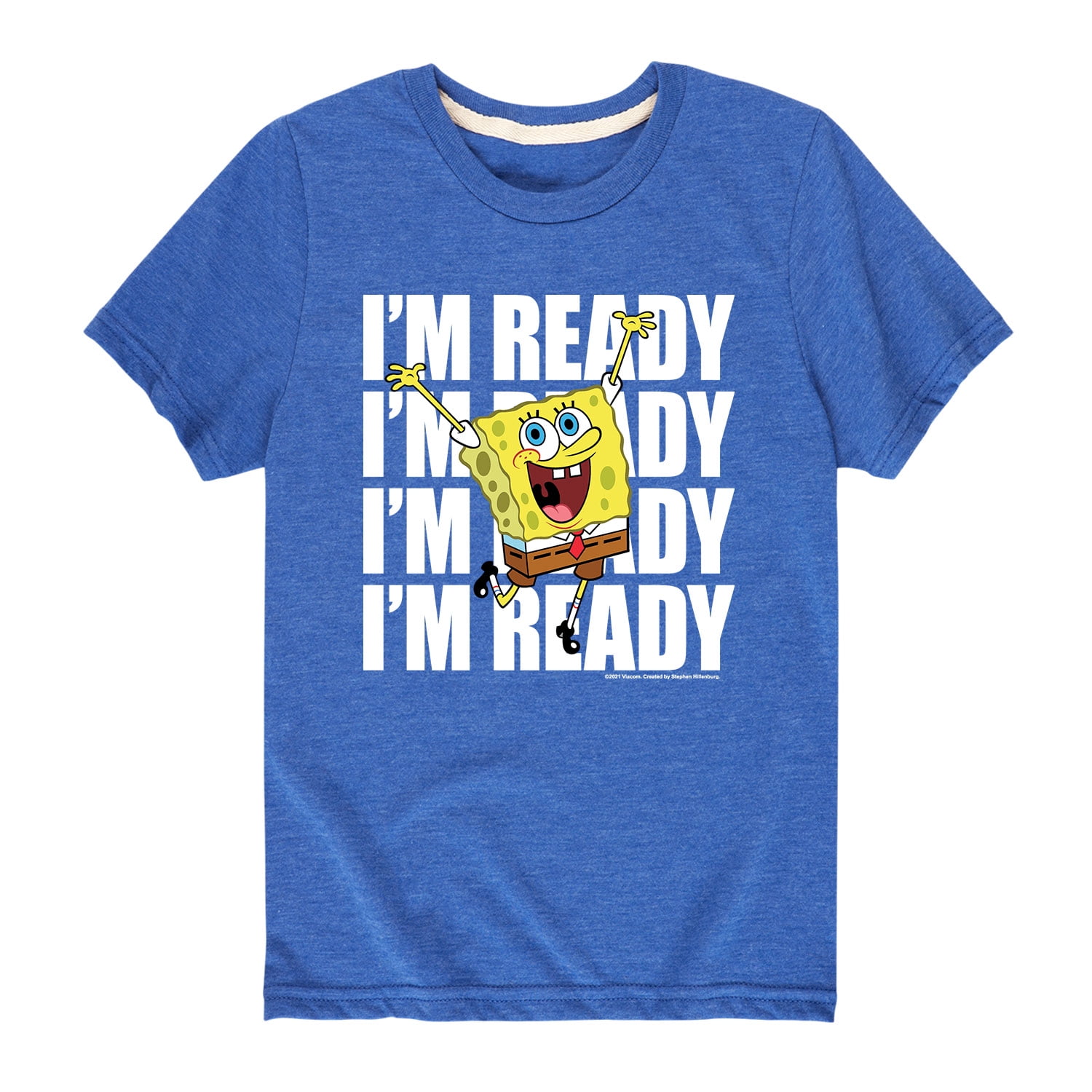 SpongeBob SquarePants - I'm Ready - Toddler And Youth Short Sleeve ...