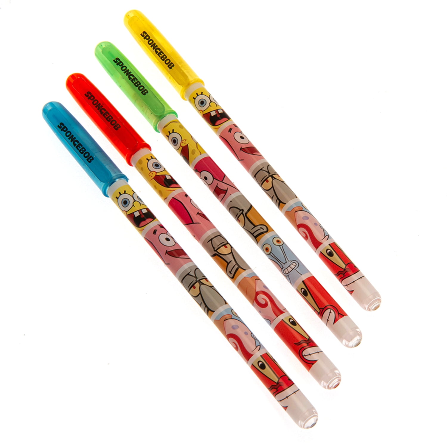 SpongeBob SquarePants Infographic Gel Pen Set (Pack of 4) - Walmart.com