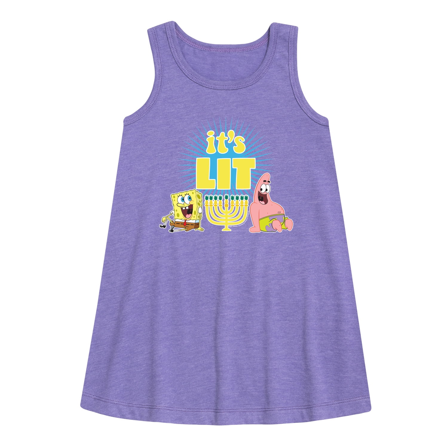 SpongeBob SquarePants - It's Lit Hanukkah - Toddler and Youth Girls A ...