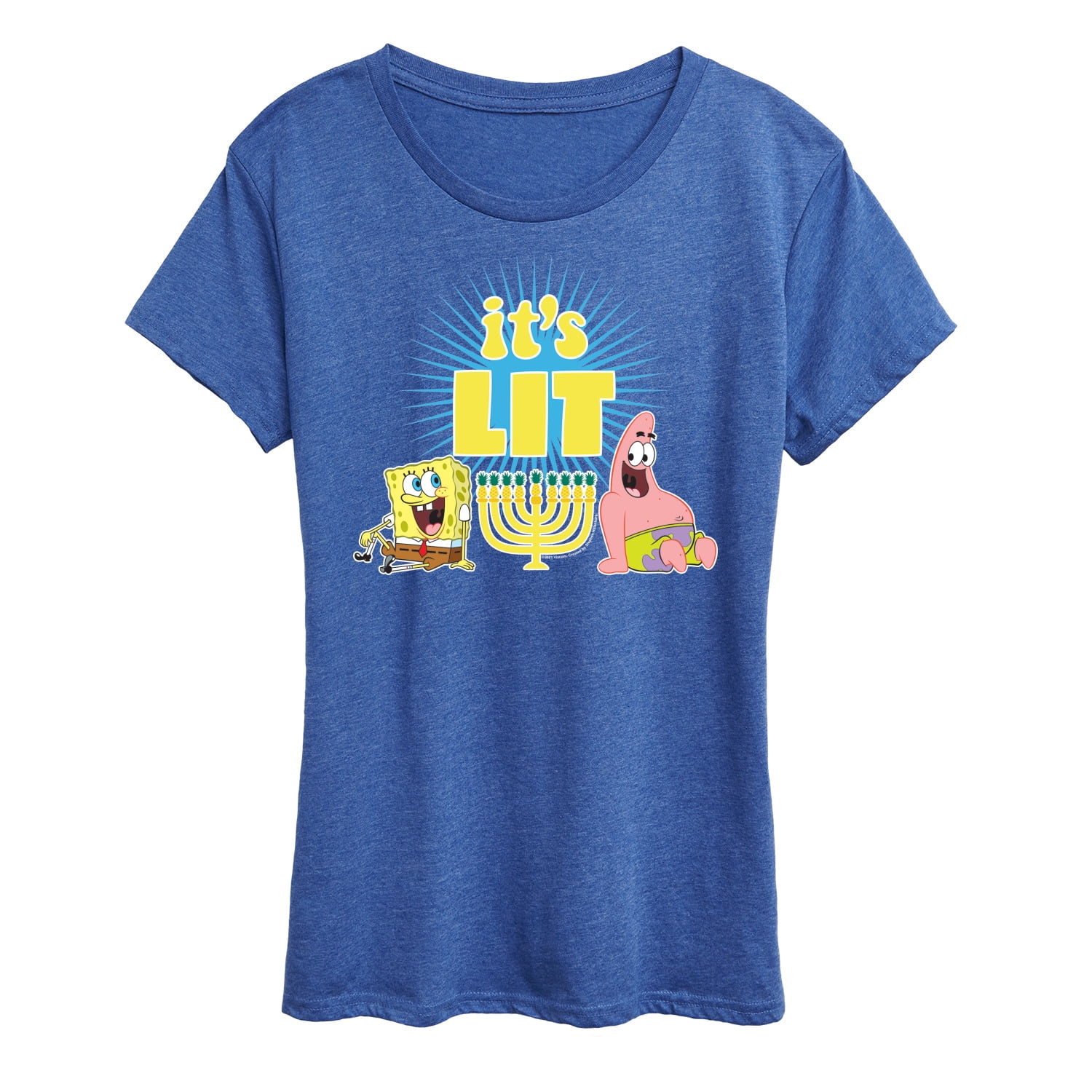 SpongeBob SquarePants - It's Lit Hanukkah - Women's Lightweight French ...