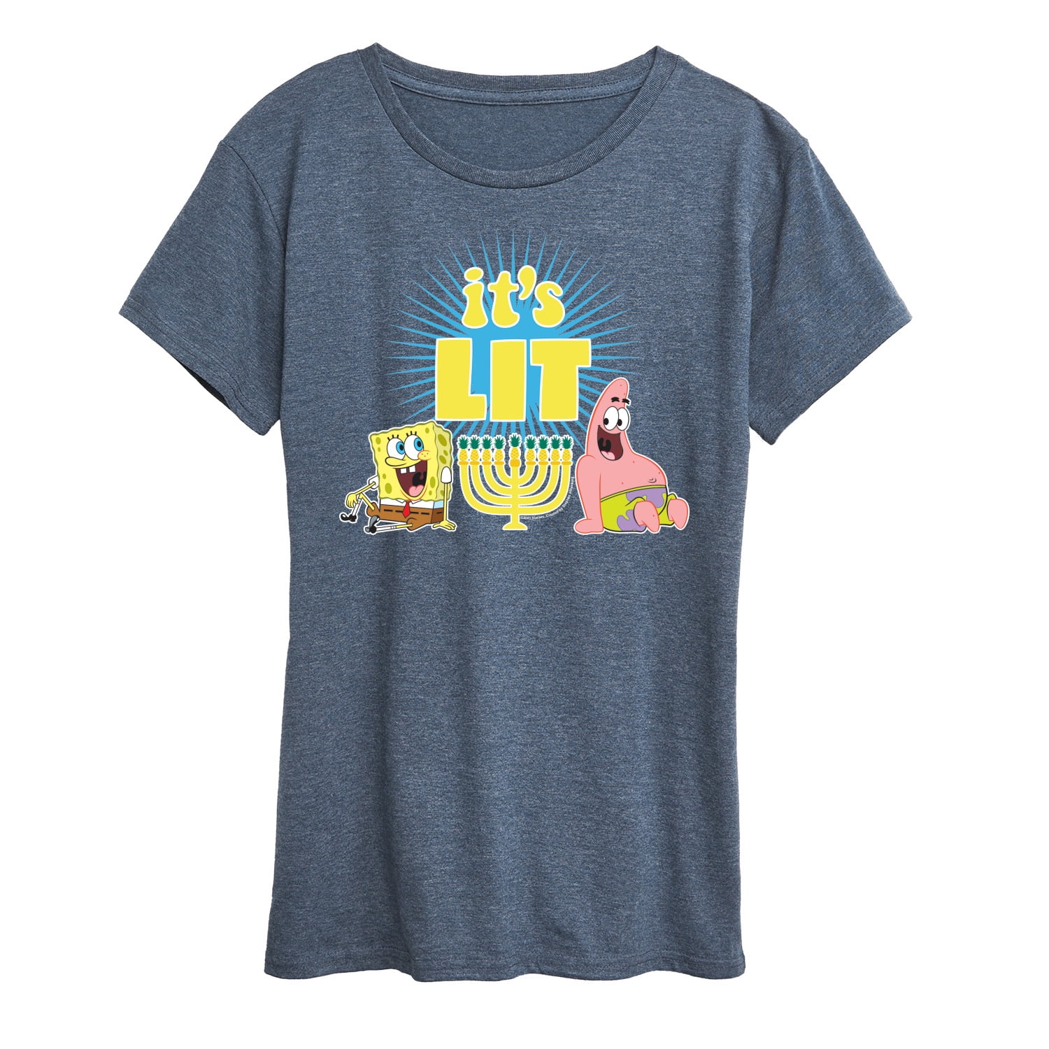 SpongeBob SquarePants - It's Lit Hanukkah - Women's Lightweight French ...
