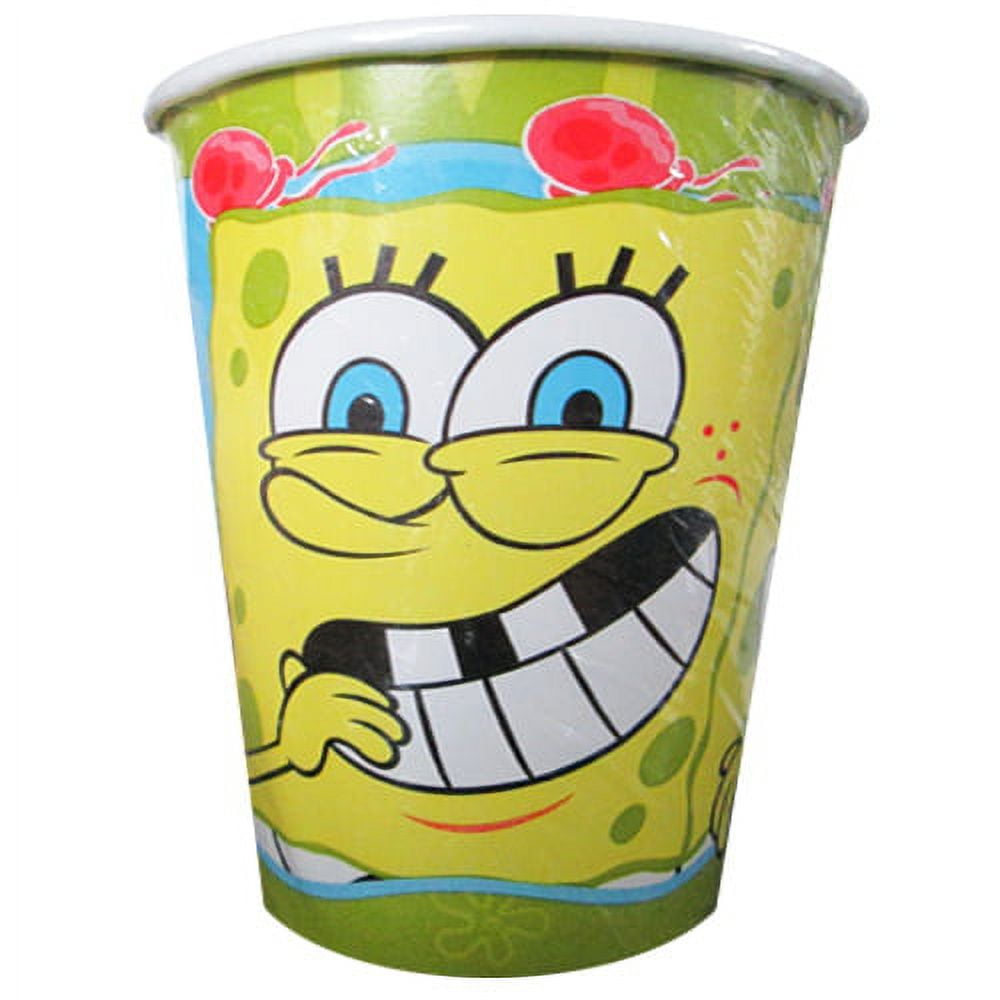SpongeBob SquarePants 'Jellyfishing' 9oz Paper Cups (8ct) - Walmart.com